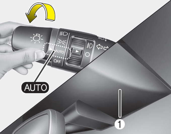 Hyundai Equus: Lighting control - Lighting - Features of your vehicle ...