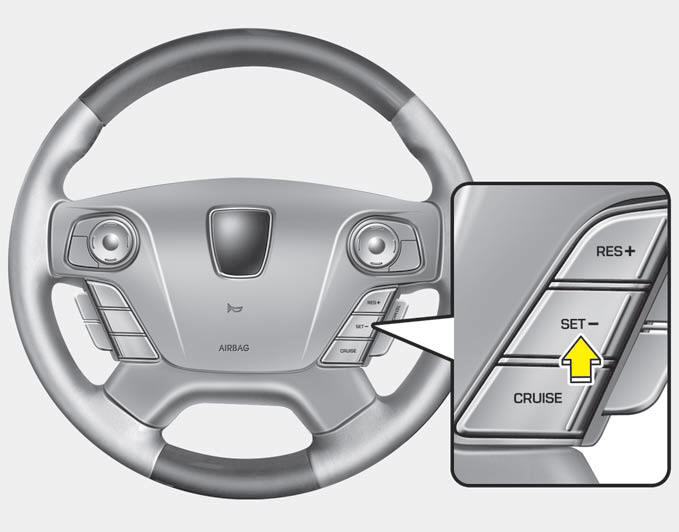 Hyundai Equus: Smart cruise control speed - Advanced smart cruise ...